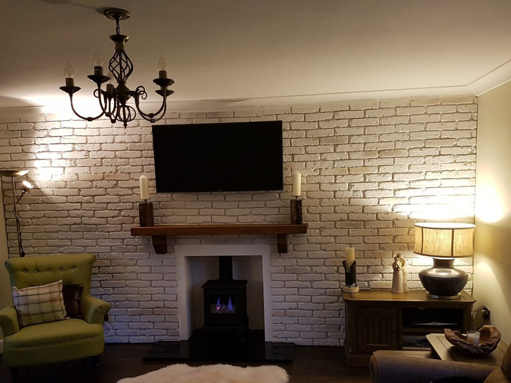 542 Feature wall - faux brick wall cladding - Stone Panel