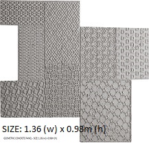 GEOMETRIC CONCRETE PANELS - Stone Panel