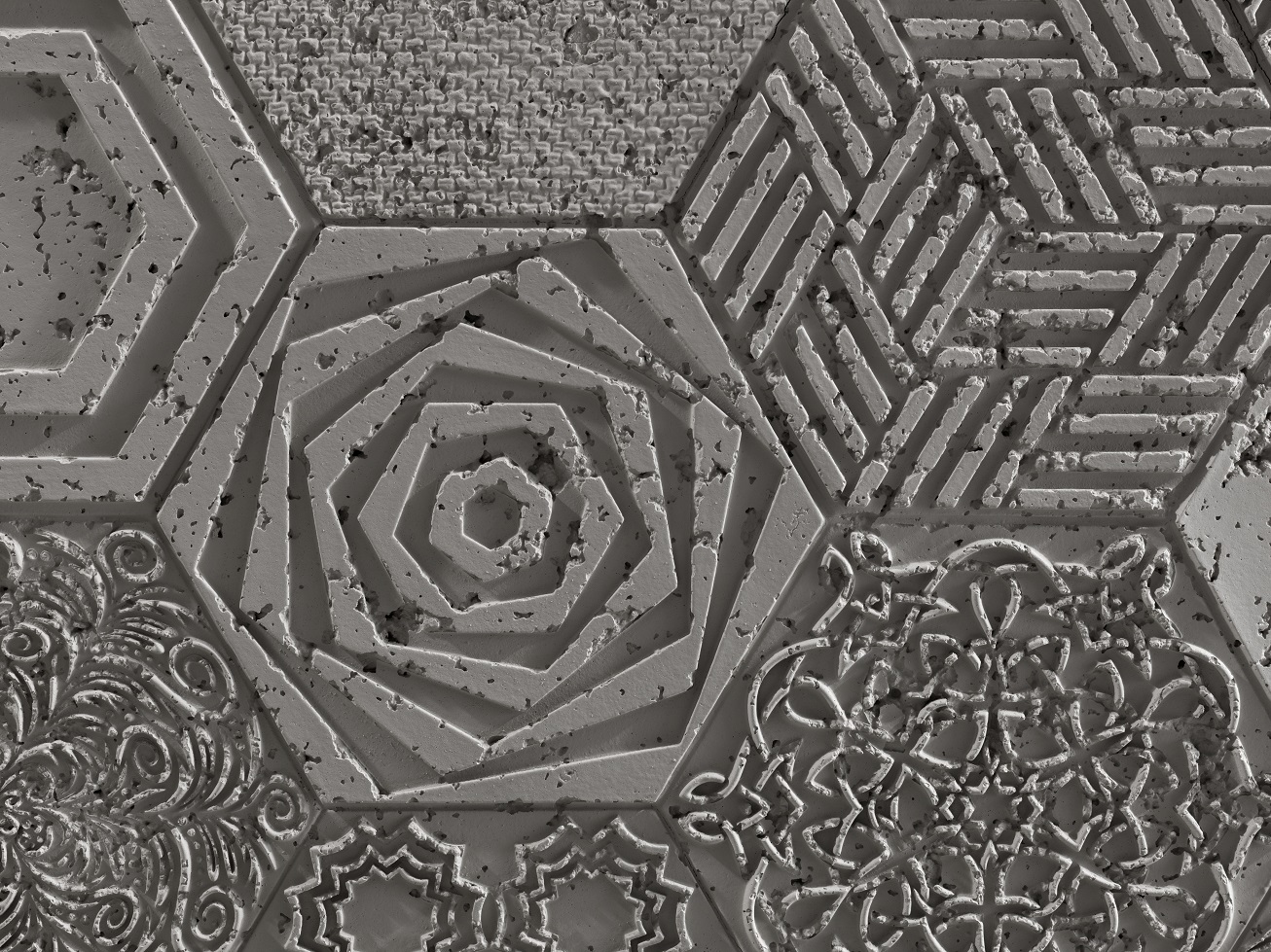 HEXAGONAL CONCRETE PANELS - Stone Panel